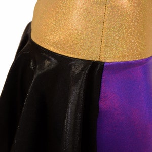 Kids Super Hero Ruffle Rump Dance Shorts // Gold SJ Waistband, Black ...