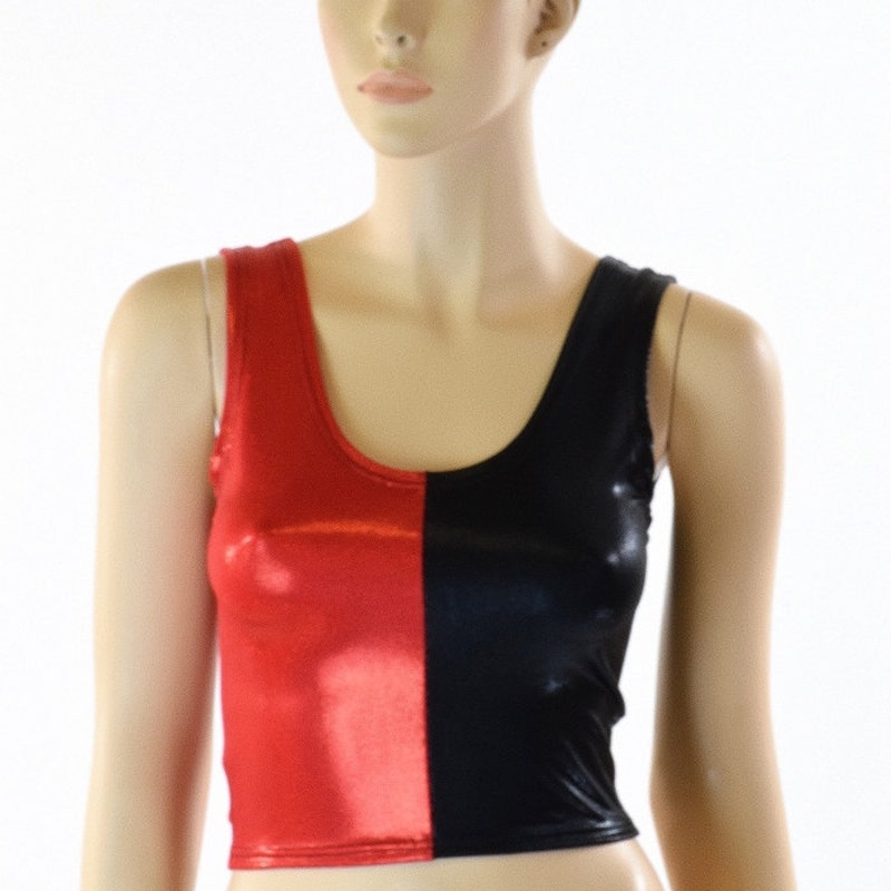 Harley Quin Crop Top - Etsy