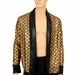 Men's Gold Dragon Scale not a Cardigan With Pockets and Black Mystique ...