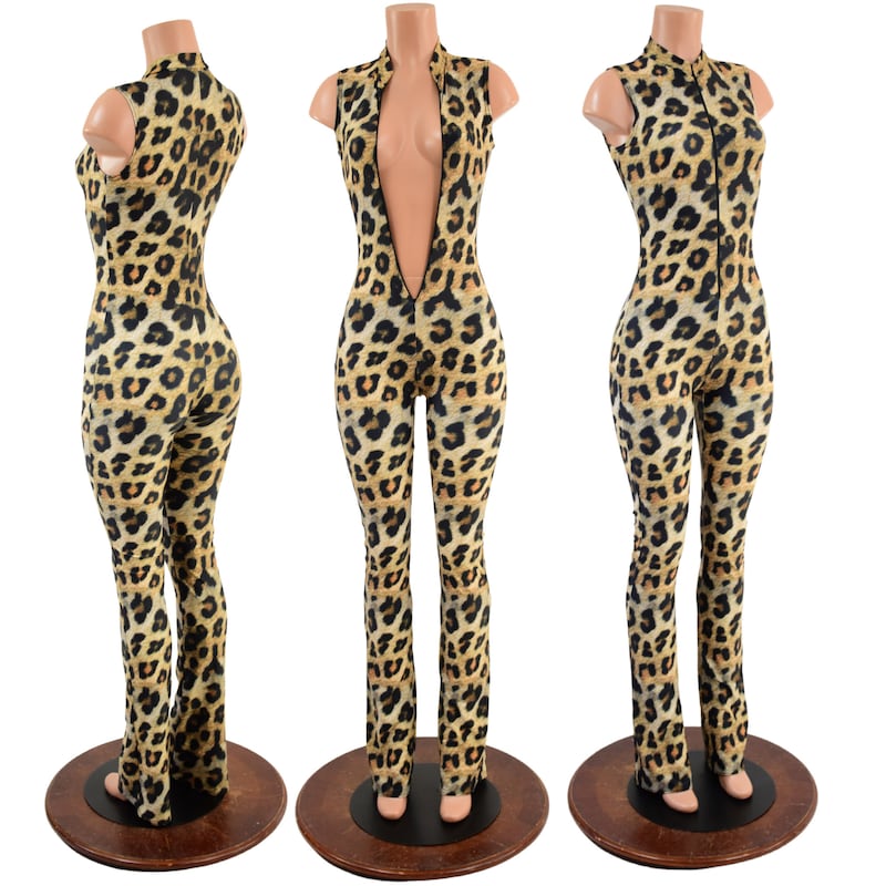 Womens Leopard Body Suit - Etsy