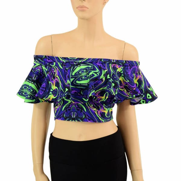 Neon Crop Top - Etsy