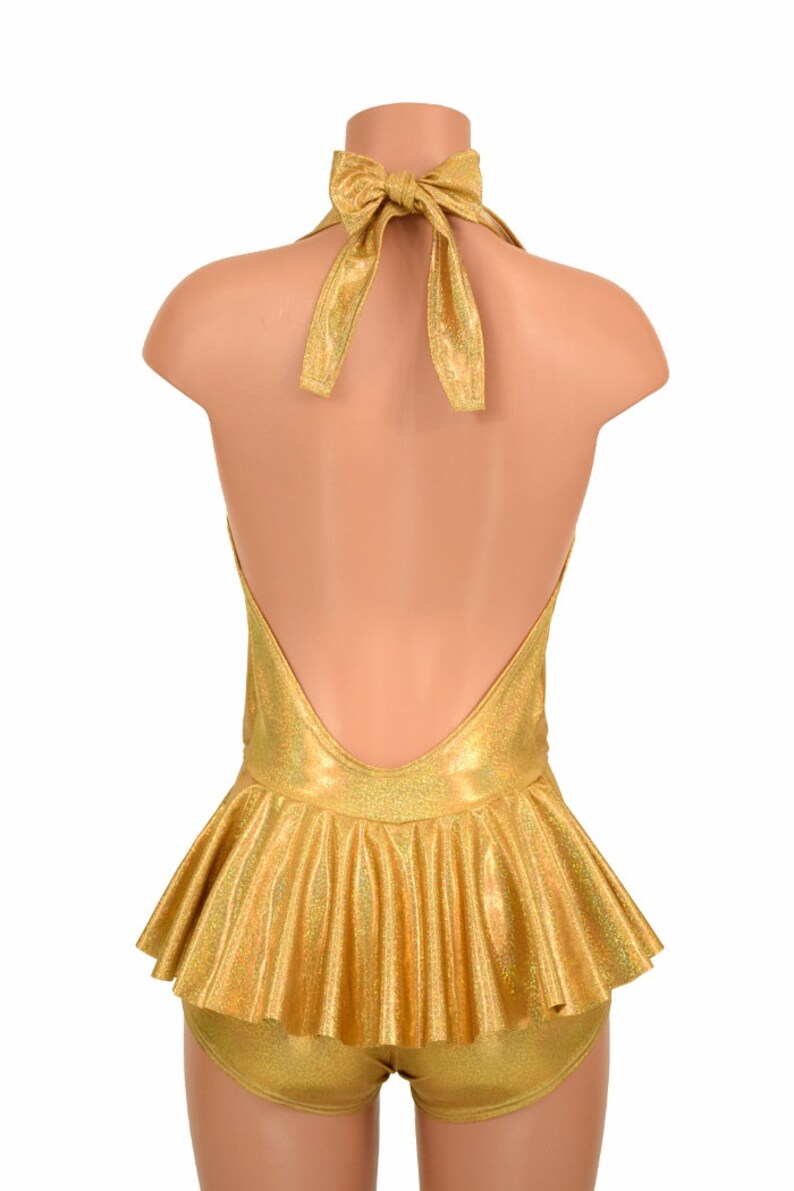Gold Sparkly Jewel josie Ruffle Rump Romper - Etsy