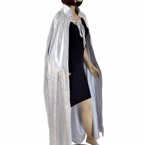 50" or 60" Long Full Length REVERSIBLE Silver on White Shattered Glass ...