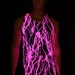 Mens Neon UV Glow Pink Lightning Muscle Shirt - 154994 - Etsy
