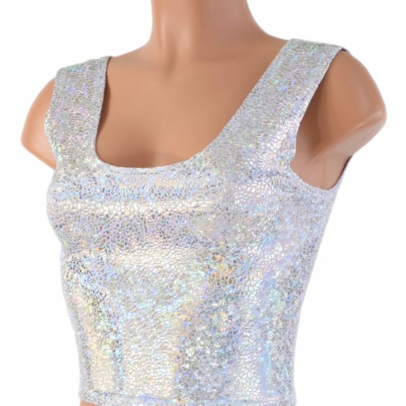 Rhinestone Crop Top - Etsy