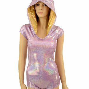 Lilac Purple Dragon Spiked Cap Sleeve Hoodie Romper With Gold Spikes ...