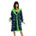 Reversible Minky A Line Coat in Neon UFO Minky and UV Glow Neon Melt ...