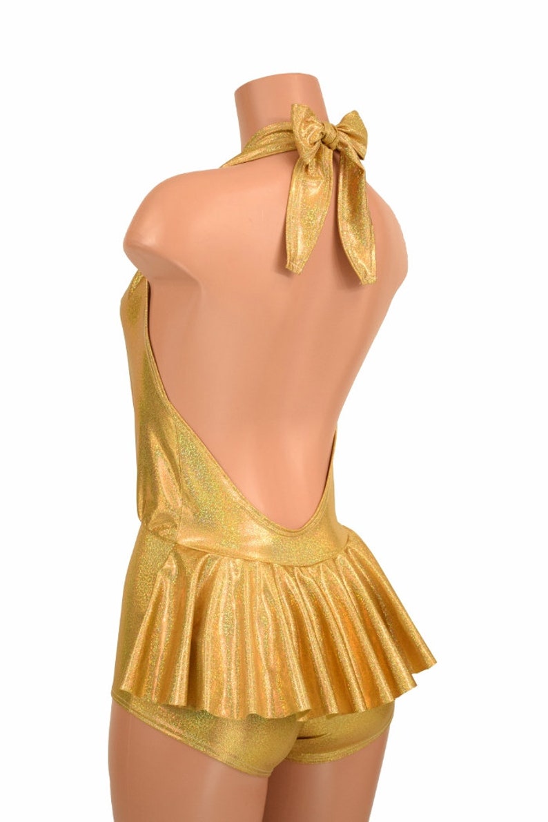 Gold Sparkly Jewel josie Ruffle Rump Romper - Etsy
