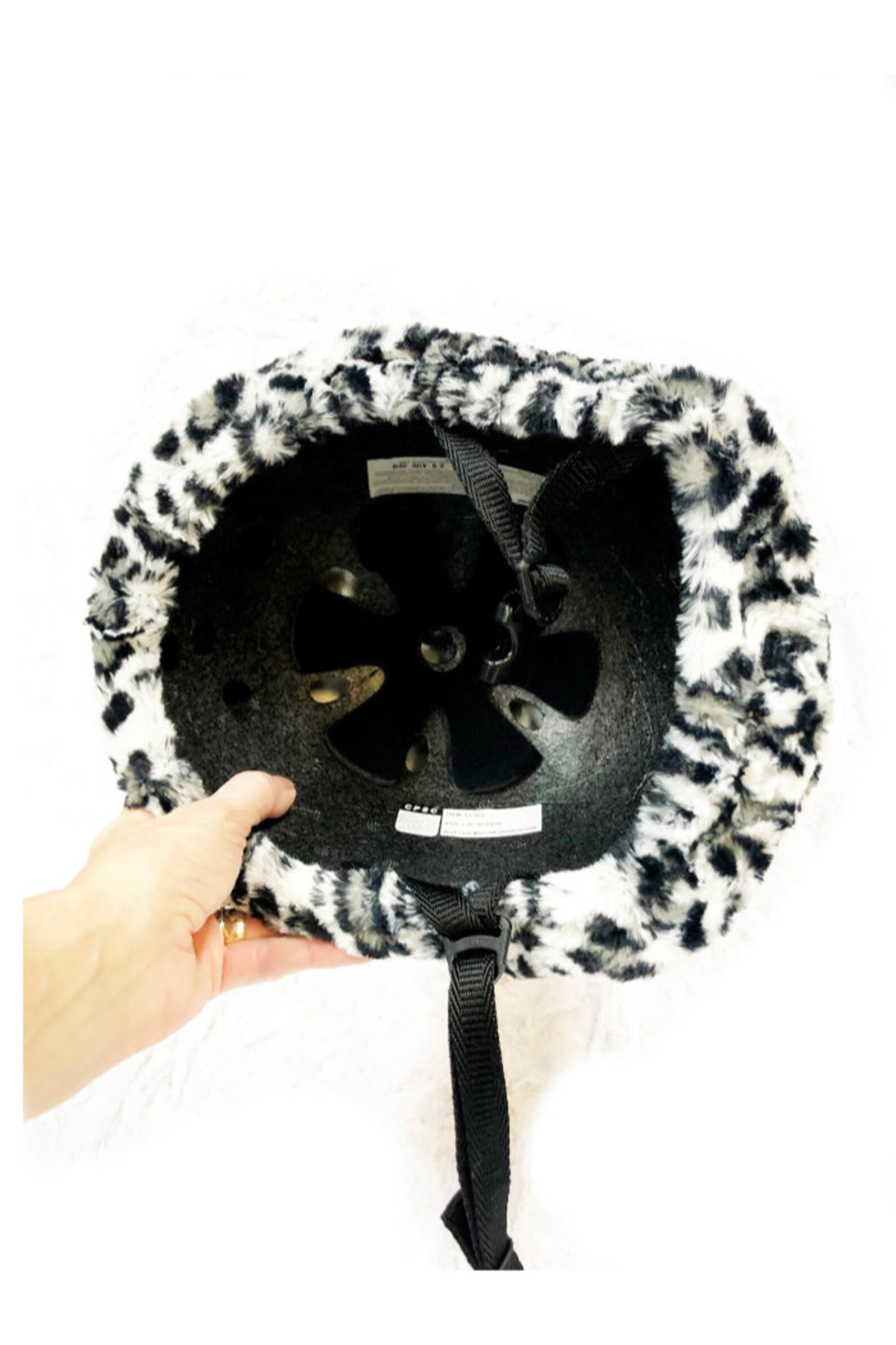 Snow Leopard Minky Faux Fur Roller Derby Helmet Cover cover - Etsy