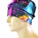 UV Glow Galaxy Print Slouchy Beanie Hat Stretchy Rave Festival - Etsy