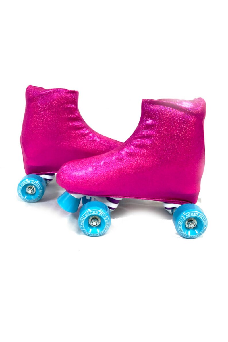 Pink Sparkly Jewel Holographic Neon Child Roller Skate Boot - Etsy