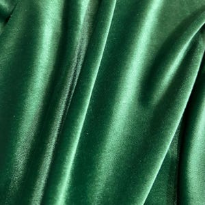 Solid Forest Green Stretch Velvet Fabric (by the Yard) - Etsy