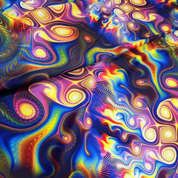 Trippy Fabric - Etsy