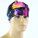 UV Glow Galaxy Print Slouchy Beanie Hat Stretchy Rave Festival - Etsy