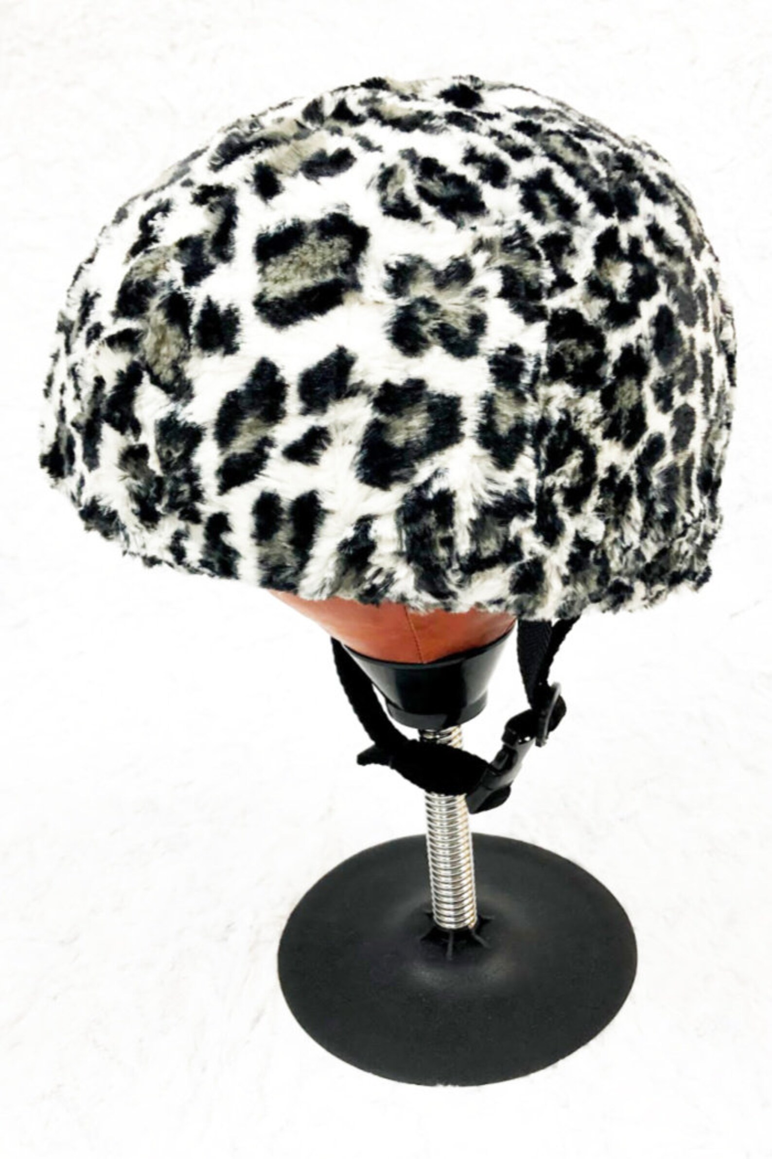 Snow Leopard Minky Faux Fur Roller Derby Helmet Cover cover - Etsy