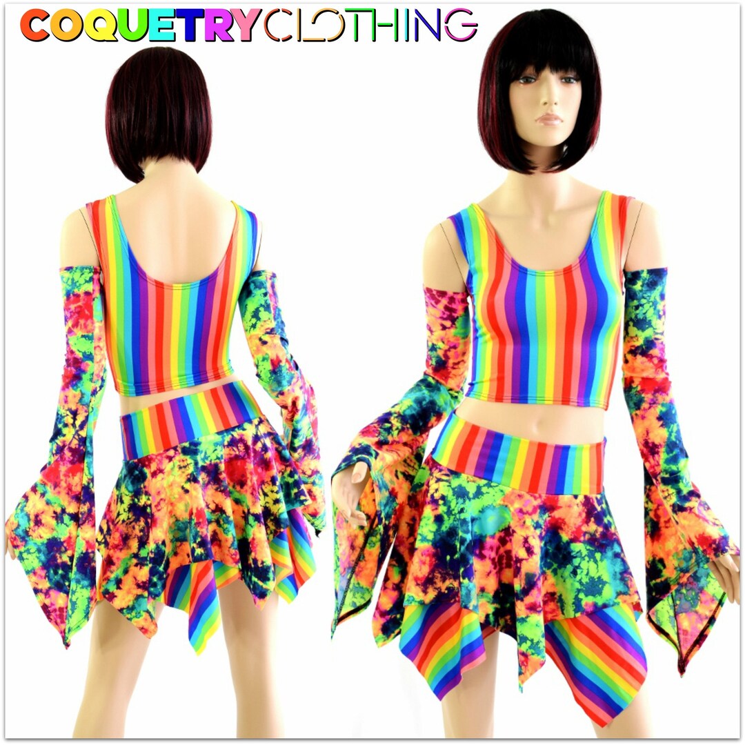 Pixie Day-tripper Set in Acid Splash & Rainbow 154378 - Etsy