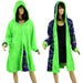 Reversible Minky A Line Coat in Neon UFO Minky and UV Glow Neon Melt ...
