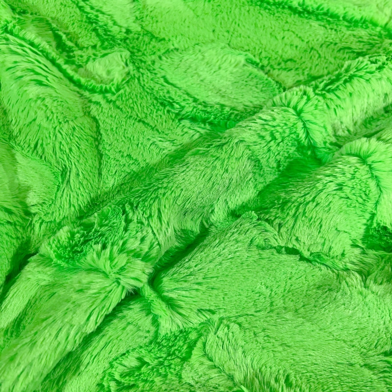 Lime Green Minky - Etsy