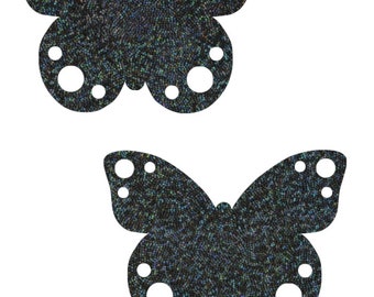 Mini Black Malice Glitter Starry Night Bodistix Body Stickers 6PK SMALL ...