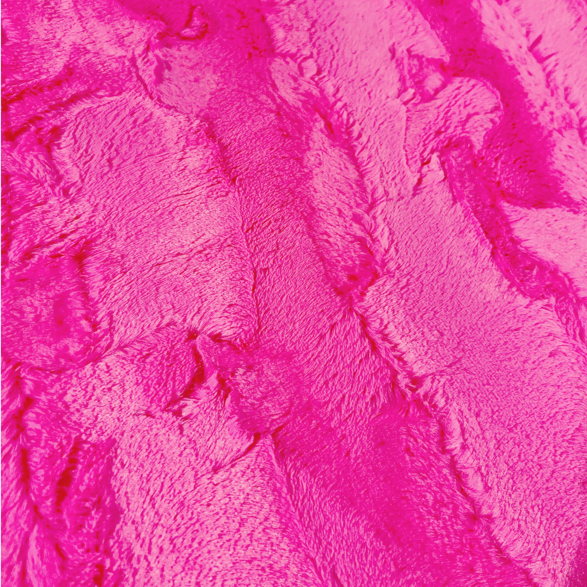 UV Glow Neon Diva Pink Minky Faux Fur Fabric by the Yard - Etsy