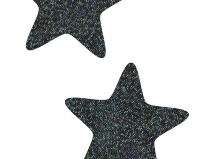 Mini Black Malice Glitter Starry Night Bodistix Body Stickers 6PK SMALL ...