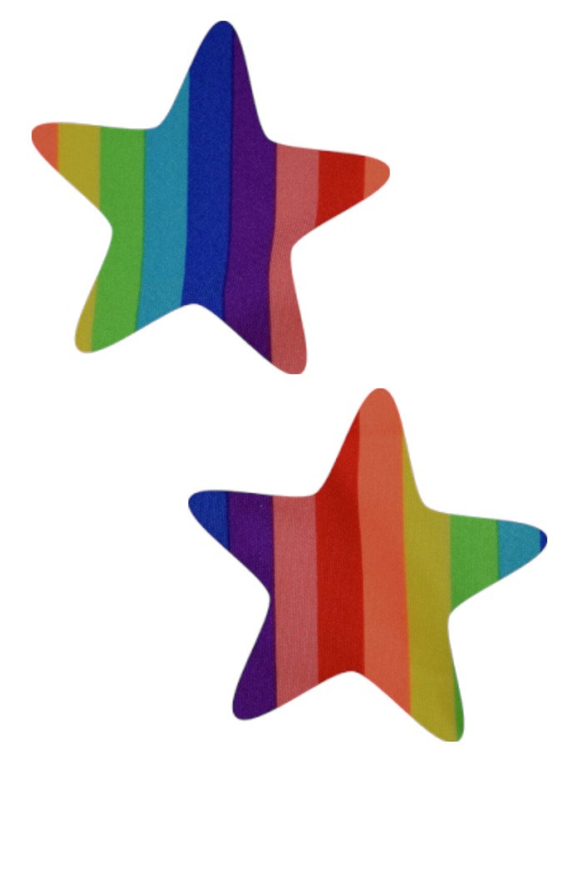 Rainbow Stripe Star Pasties Body Stickers Gay Pride Parade - Etsy