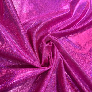 Neon Pink Sparkly Jewel Four Way Stretch Spandex Fabric (by the Yard ...