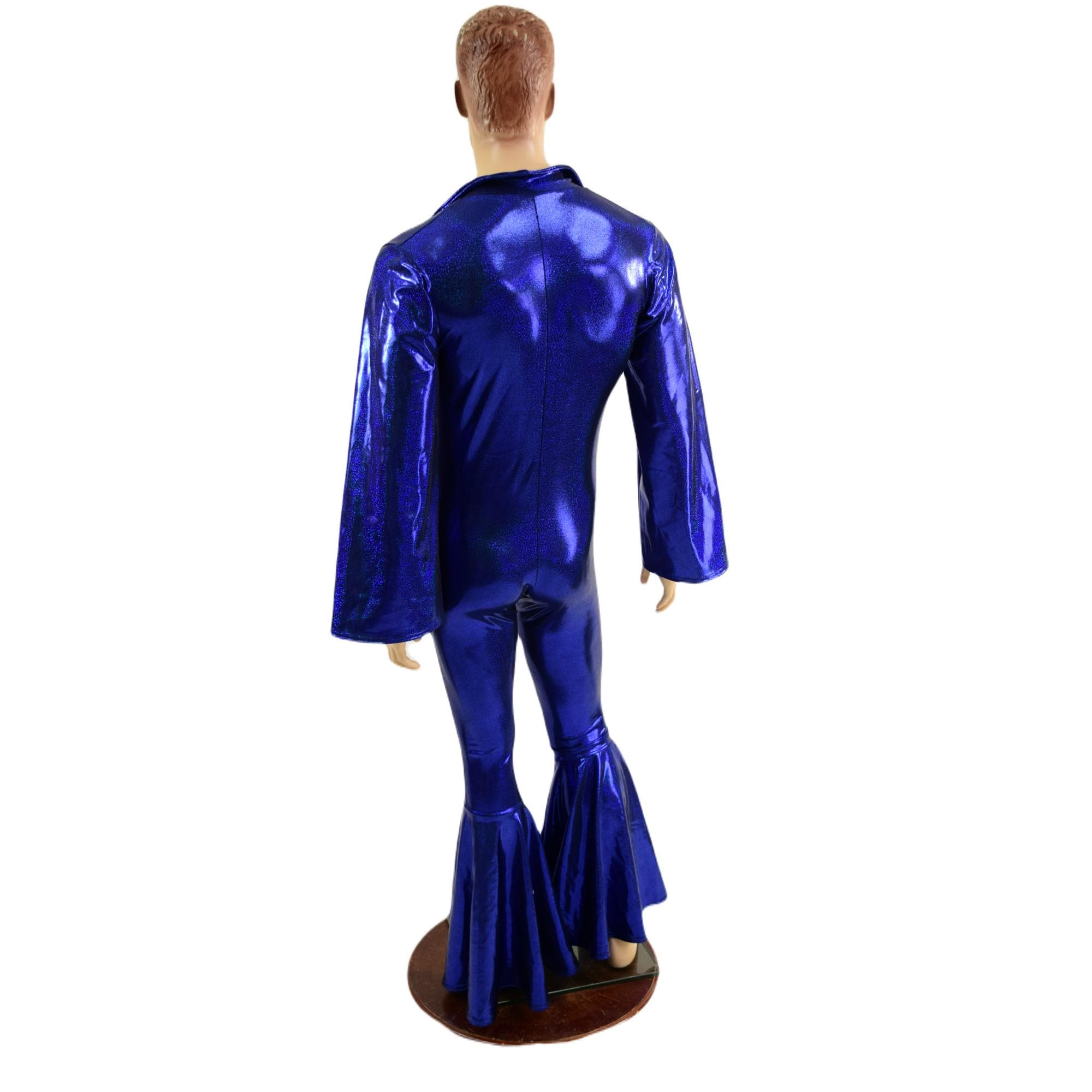 Men Waterloo Catsuit With Bell Bottoms, Bell Sleeves, and Plunging ...