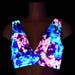 UV Glow NEON Acid Splash Starlette Bralette 154422 - Etsy