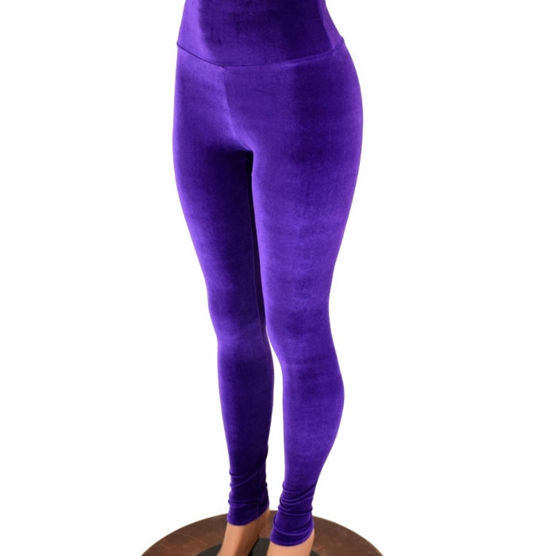 Purple Leggings - Etsy