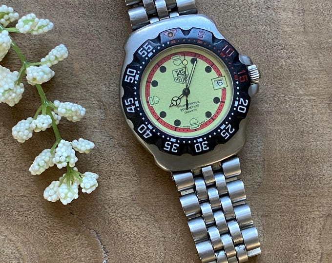 TAG HEUER Vintage Watch Formula One 1990s Men’s Classic Watch - Etsy