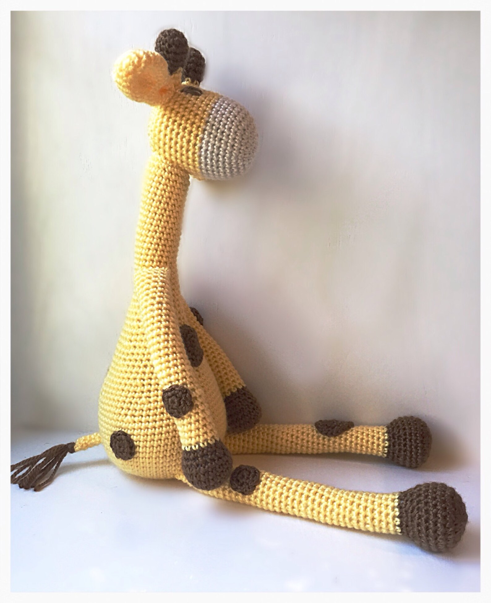 Giraffe Toy Crochet Giraffe Handmade Stuffed Animal - Etsy