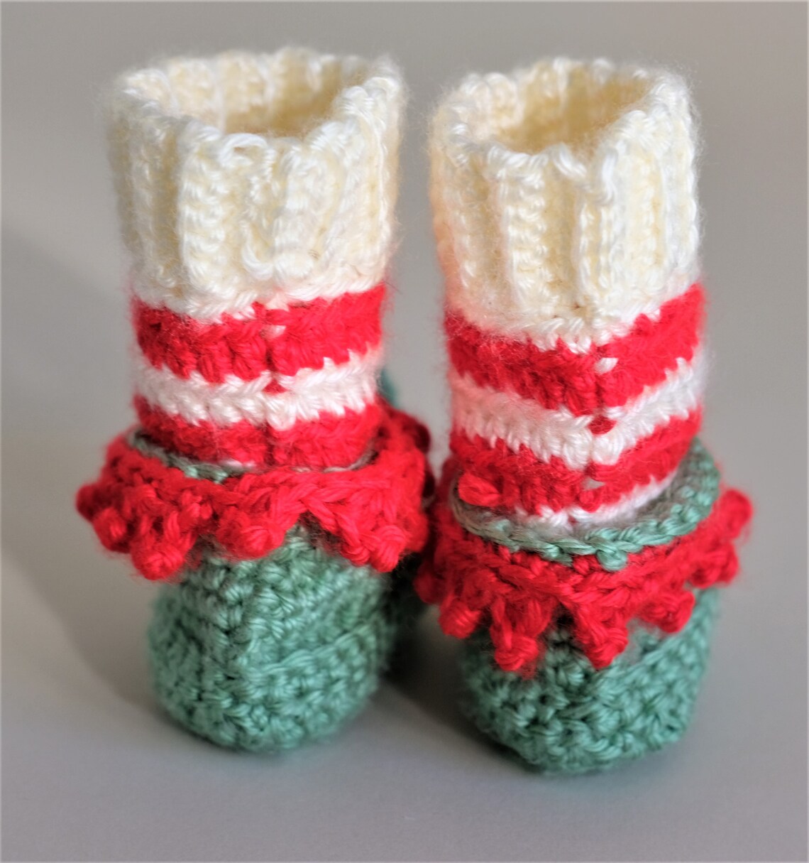 Crochet Elf Booties: Christmas Holiday Slippers - Etsy