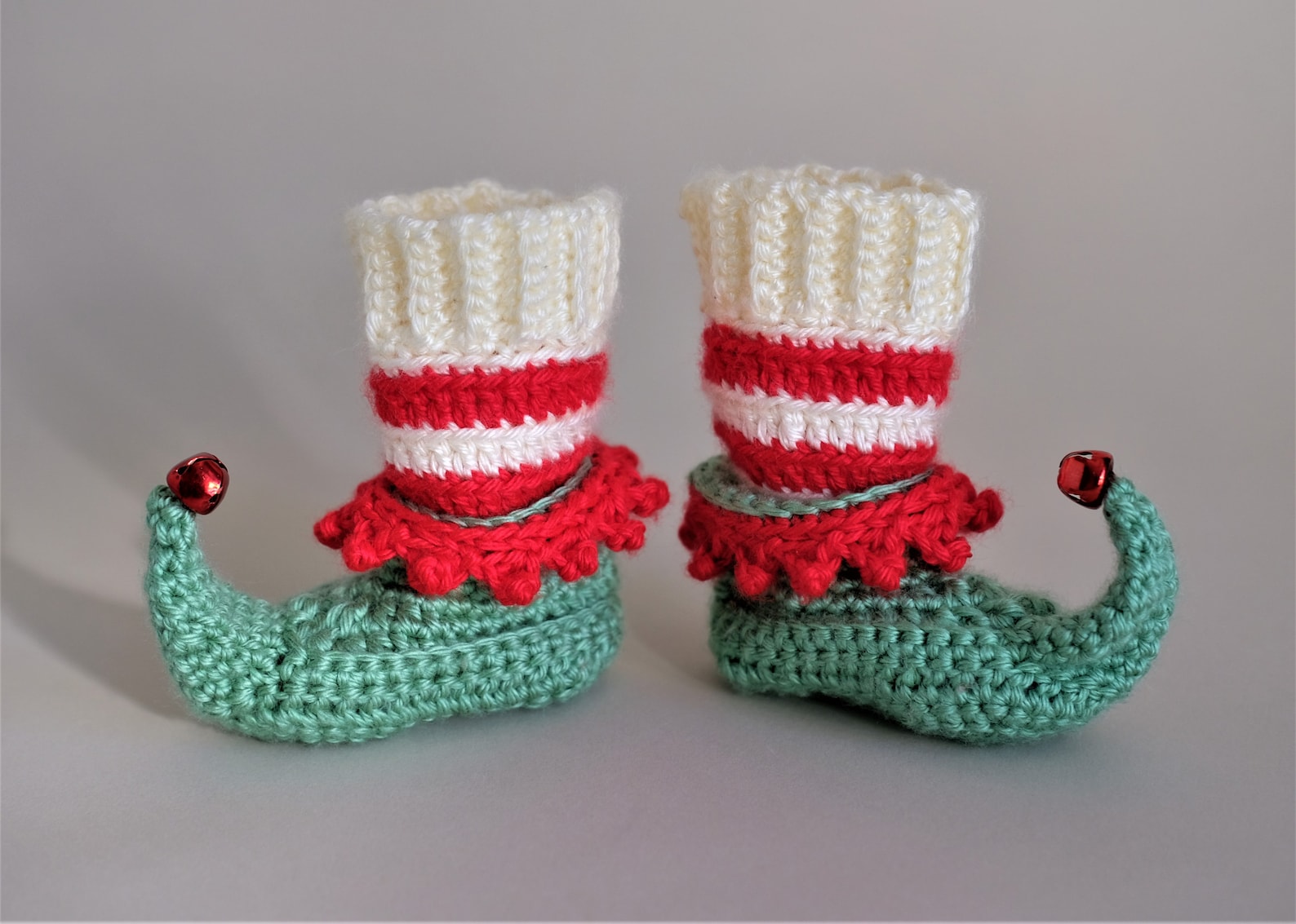 Crochet Elf Booties: Christmas Holiday Slippers - Etsy