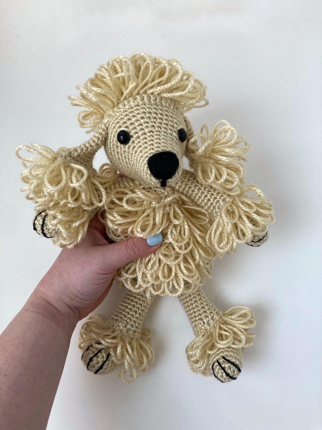 Poodle, Crochet Poodle, Handmade Toy Poodle, Crochet Toy Poodle ...