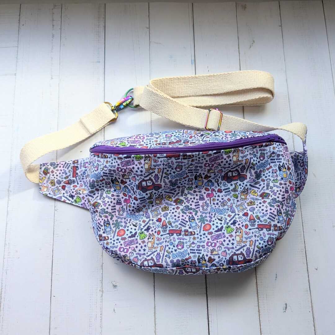 Bluey Fanny Pack - Adult Size XL-5XL - Bum Bag - Crossbody Bag - Belt ...