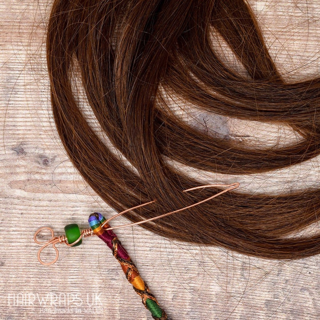 Tie-in Tool - Tool to Thread Hair Wraps Onto Hair - Bead-threader ...