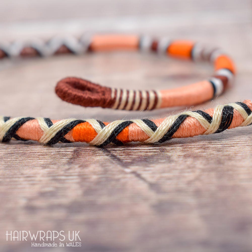 Bohemian Braided Hair Wrap Boho Clip-in Hairwrap Boho Hair - Etsy UK