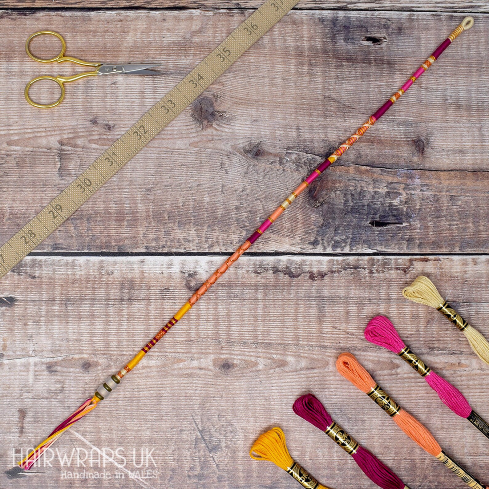 Removable Hair Wrap Clip-in Boho Hairwrap Boho hair | Etsy