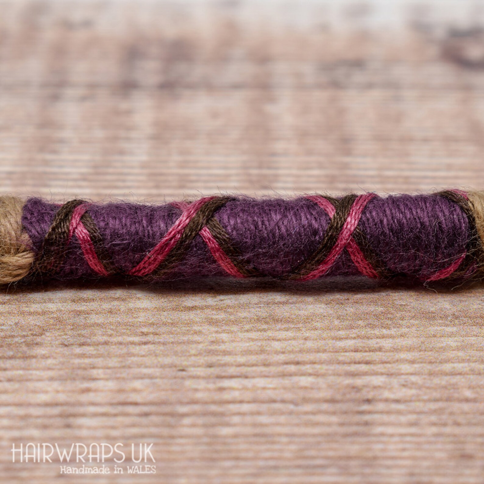 Purple Cotton Dread Wrap, Chunky Accent Loc, NATURAL PLUM - Etsy