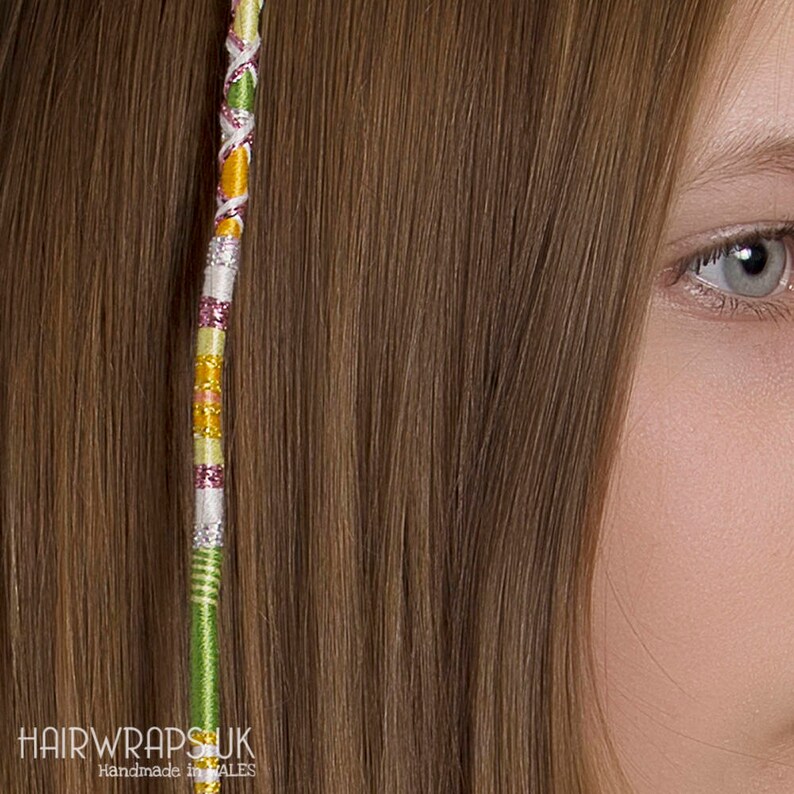 Yellow Holiday Hair Wrap Clip-in Hairwrap Hair Accessory - Etsy