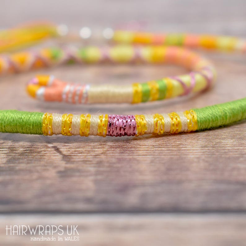 Yellow Holiday Hair Wrap Clip-in Hairwrap Hair Accessory - Etsy