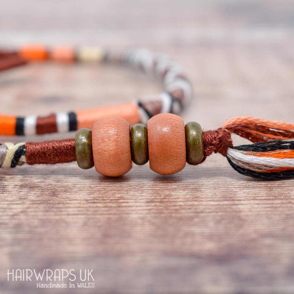 Bohemian Braided Hair Wrap, Boho Clip-in Hairwrap, Boho Hair Extension ...