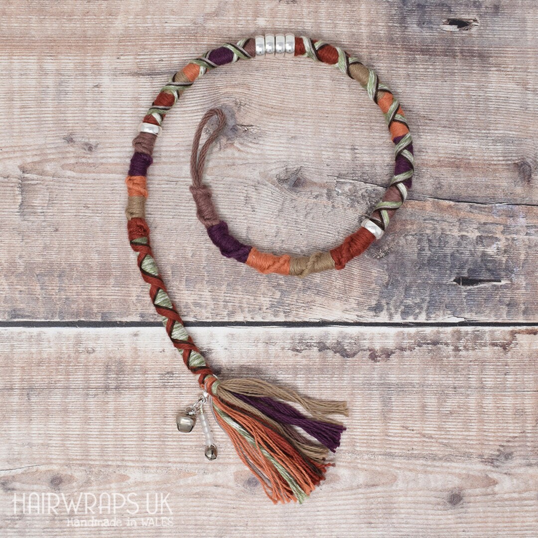 Thick Dreadlock Wrap, Chunky Accent Loc CINNAMON MOON - Etsy