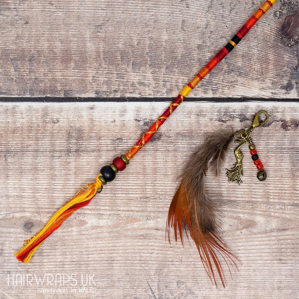 PHOENIX FEATHER Bronze charm with cruelty free feathers | Etsy