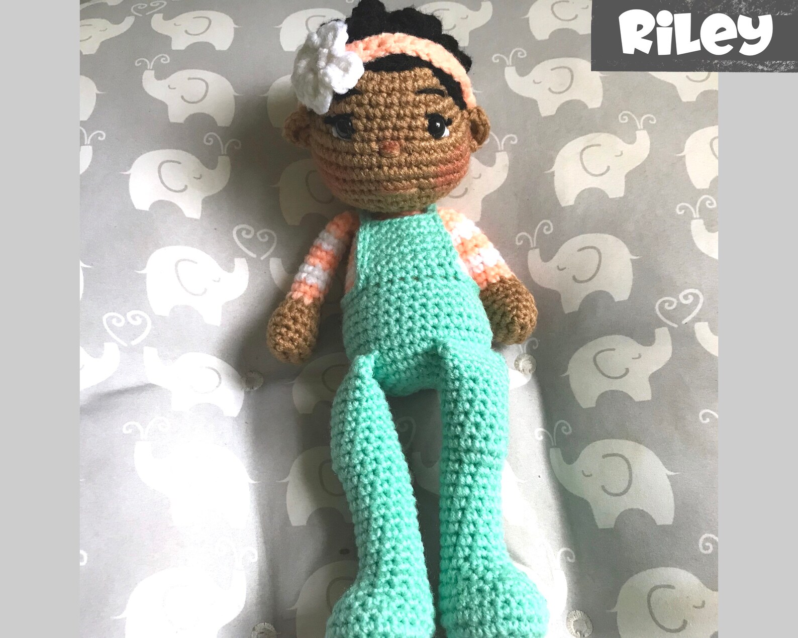 Bumpy Babies Crochet Pattern 12 Black Doll Instant - Etsy