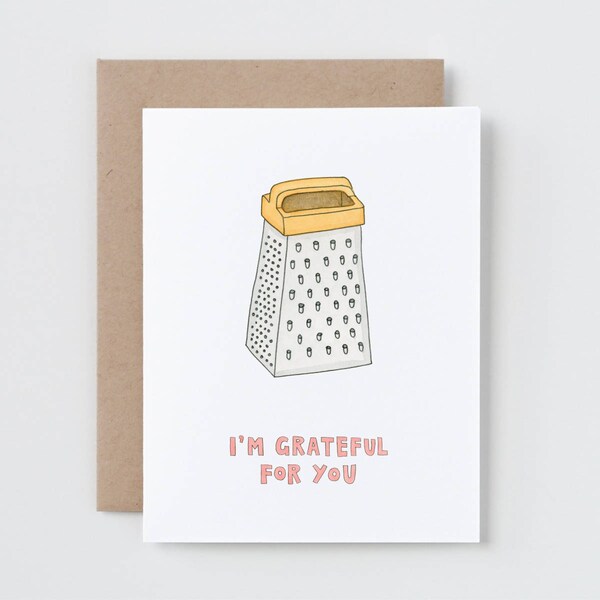 Grateful Pun Card - Etsy