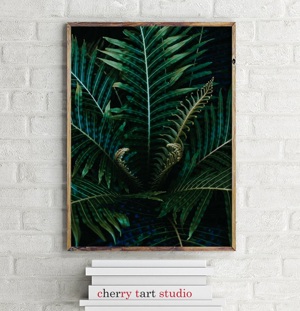 Dark Fern Fine Art Print Digital Download - Etsy