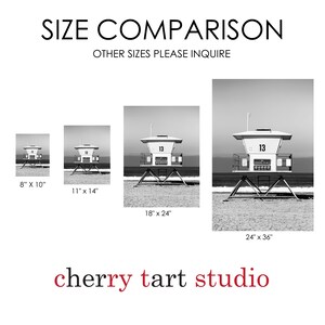 Lifeguard Tower #13 in Black & White - Fine Art Print - Digital ...