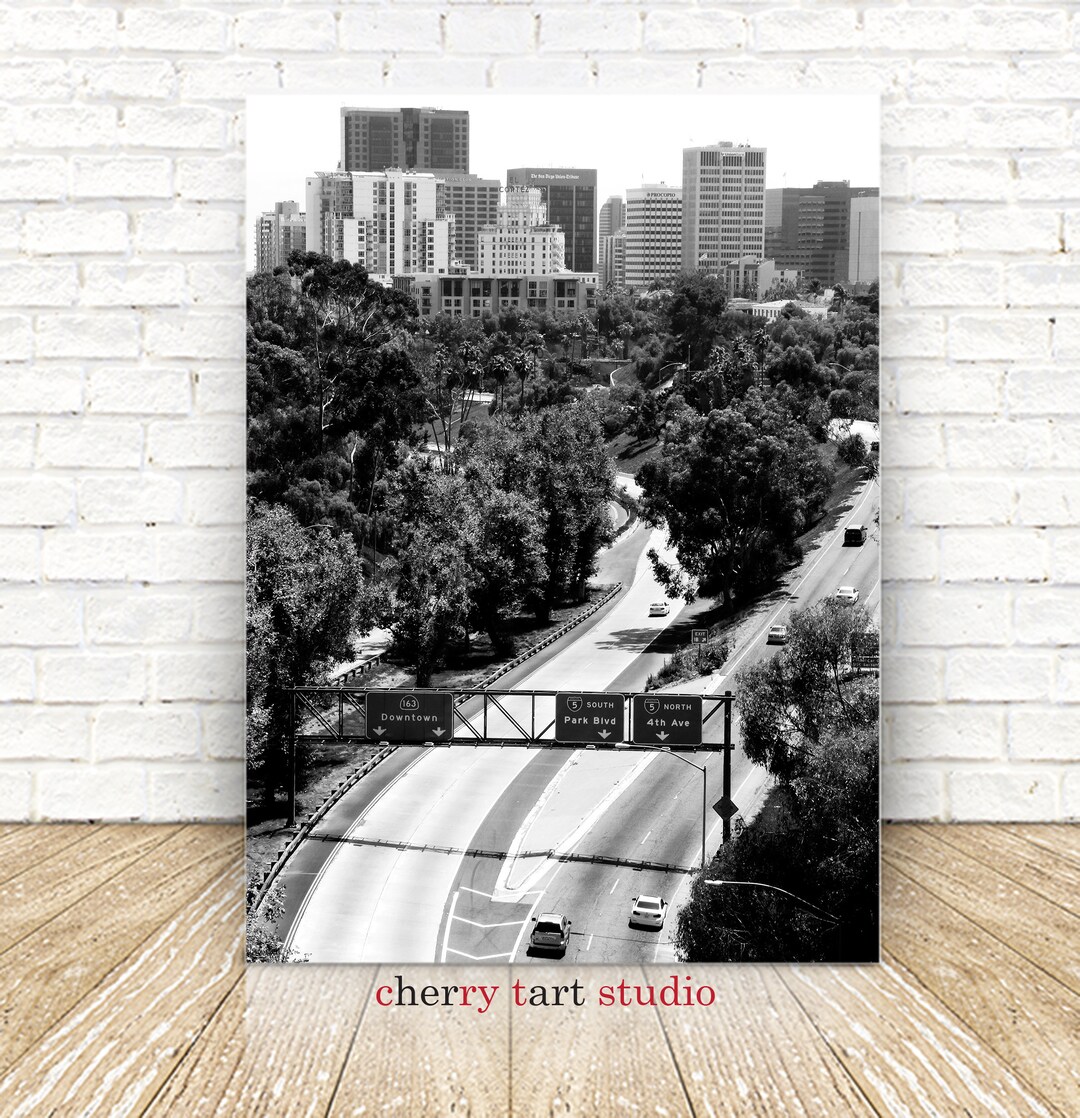 Freeway Heading to the City - Fine Art Print - Digital Download - Etsy